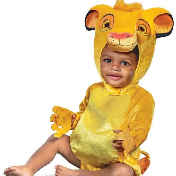 Disney | Costumes | New 3pc 62m The Lion King Simba Halloween Costume ...